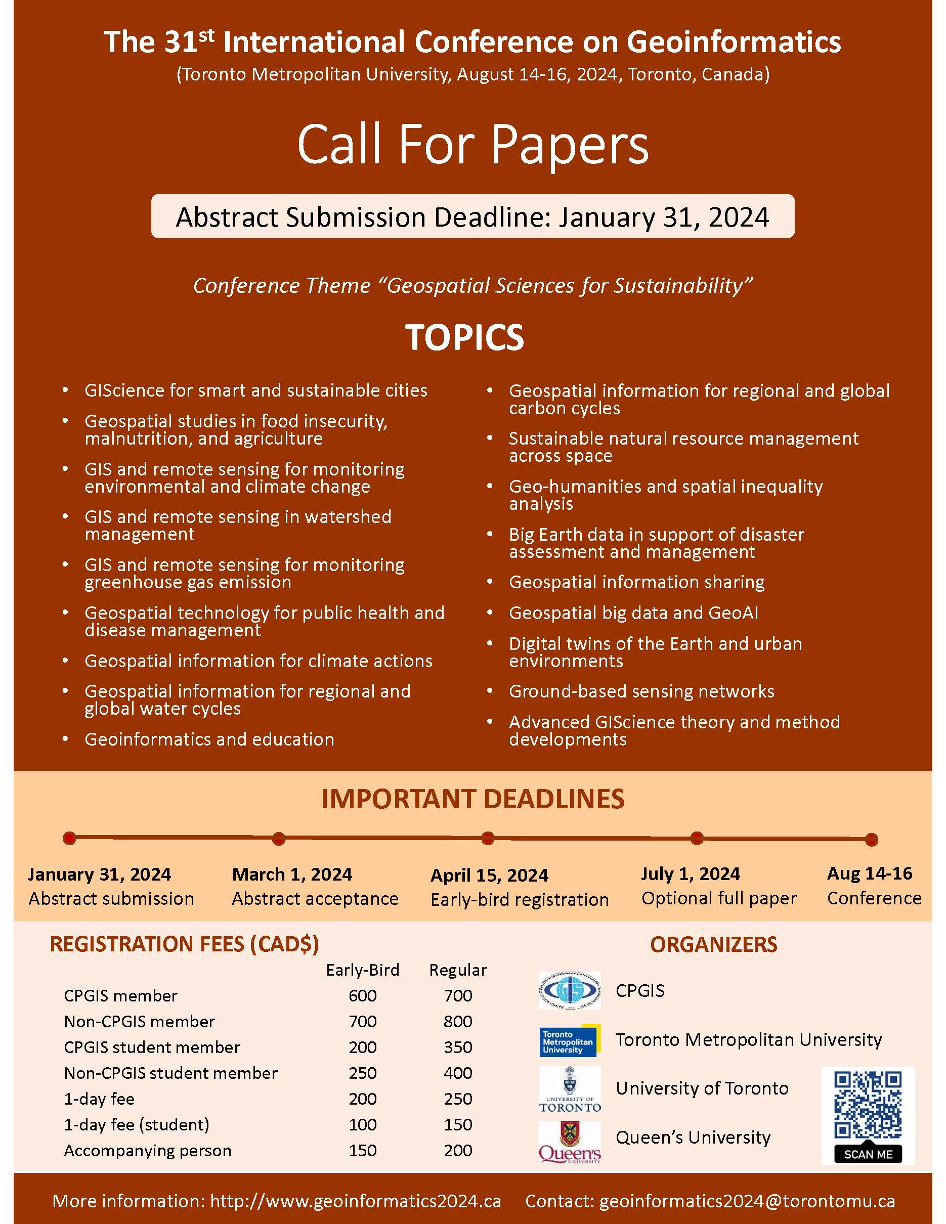 Welcome to Chinese Professionals in Geographic Information Sciences(CPGIS)