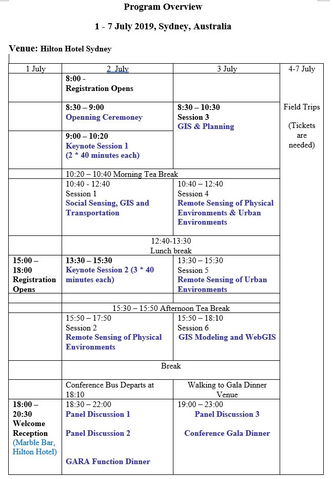 CPGIS 2019 Conference - The 27th International Conference on ...